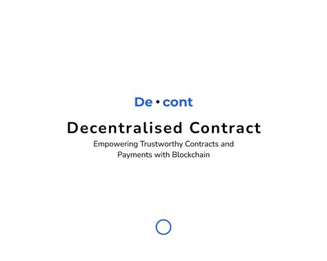 Decentralized Contract Devpost