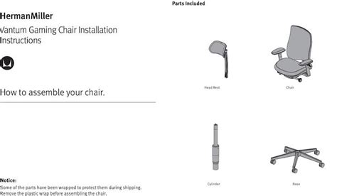 Vantum Has Assembly Instructions R Hermanmiller