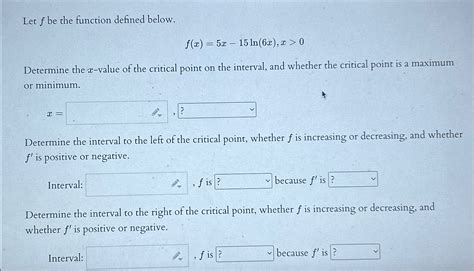solved let f ﻿be the function defined