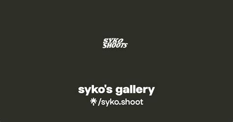 Sykos Gallery Instagram Tiktok Linktree