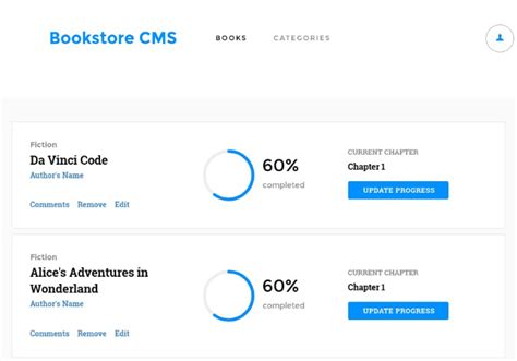 app simulates a simple bookstore created using reactjs and redux