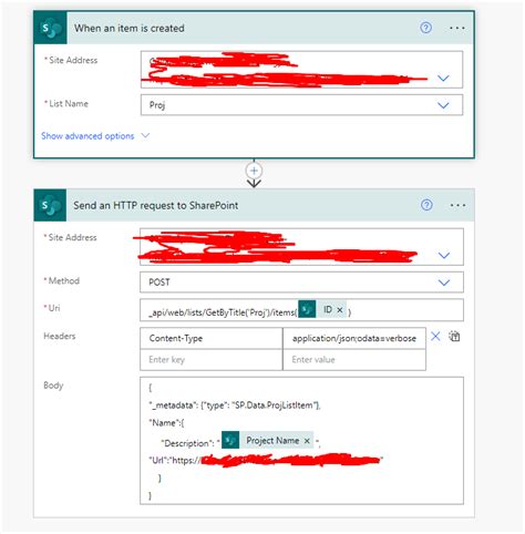 hyperlink in send an request to sharepoint r microsoftflow
