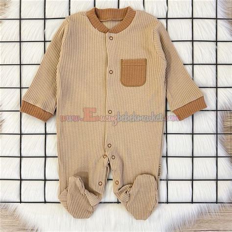 Necixs 0-3-6 Ay Kelebek Detaylı Bebek Tulum Krem