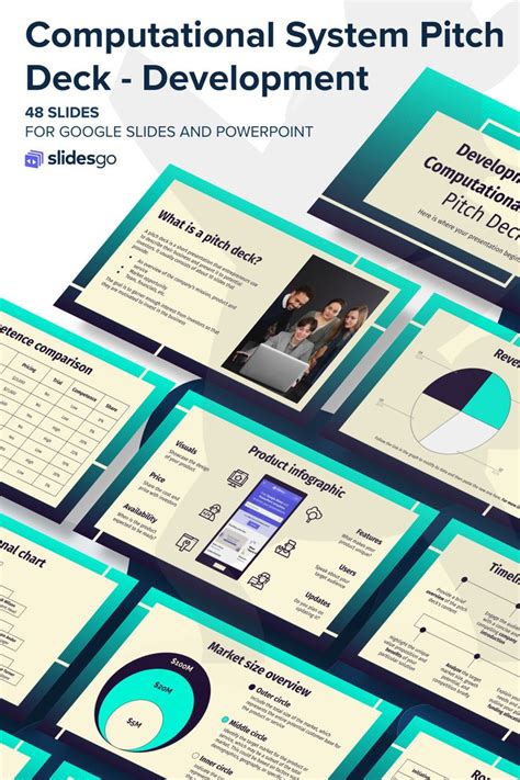 development of a computational system pitch deck business template