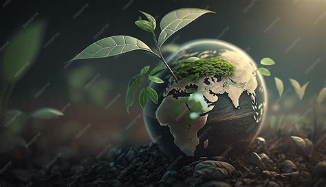 Premium Ai Image World Environment Day Cute 3d Scene Earth Day