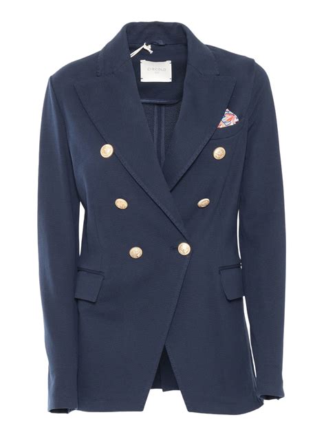 Circolo 1901 Oxford Double Breasted Jacket Circolo 1901