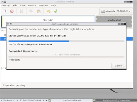 how to resize hard drive partitions on linux