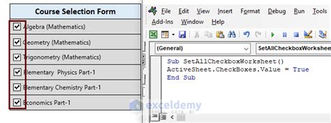 Excel VBA Form Control Checkbox Value Examples ExcelDemy