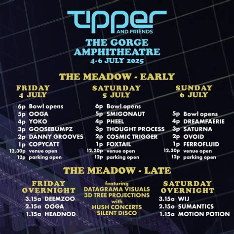 Tipper And Friends At The Gorge Emeraldcityedm