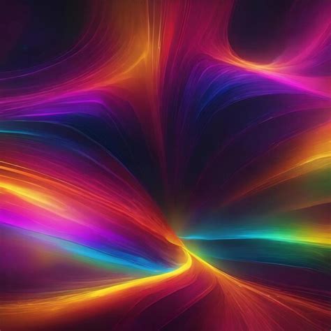 Premium Ai Image Abstract Caustic Backgroundspectrum Light Rays