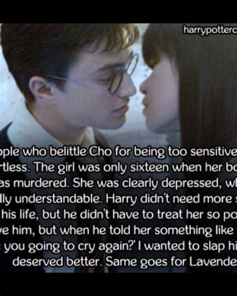 Why Do We All Hate Cho Chang Harry Potter Amino