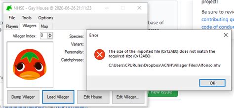 Villager Import Not Working · Issue 402 · Kwschnhse · Github