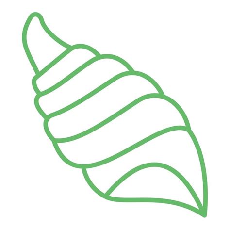 Premium Vector Conch Shell Icon