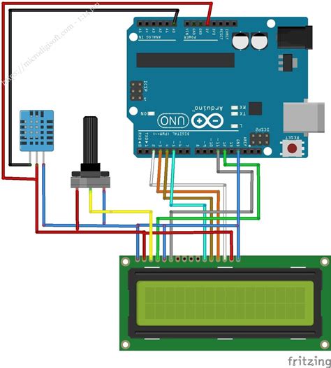 Arduino Temp Humidity Sensor Using Dht11 And I2c Lcd At Susanne Lumpkin