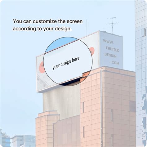 도시 간판 목업 프루티드 디자인 무료 목업과 디자인 리소스를 다운로드 받으세요