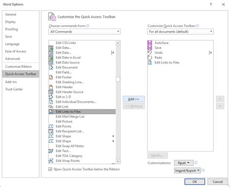 How To Break Update Or Change Links To Excel Charts Or Worksheets In Microsoft Word