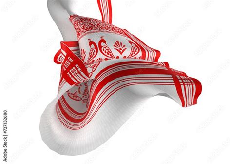 Gamosa Or Gamusa From Assam Assam Traditional Dresses Illustration