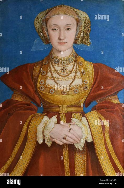 Hans Holbein The Youngers Portrait Of Anne Of Cleves Painted Around