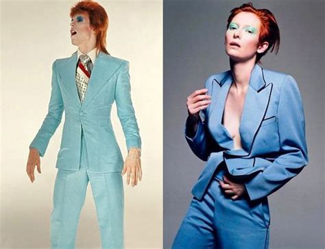David Bowie Tilda Swinton David Bowie Fashion Bowie David Bowie Ziggy Stardust