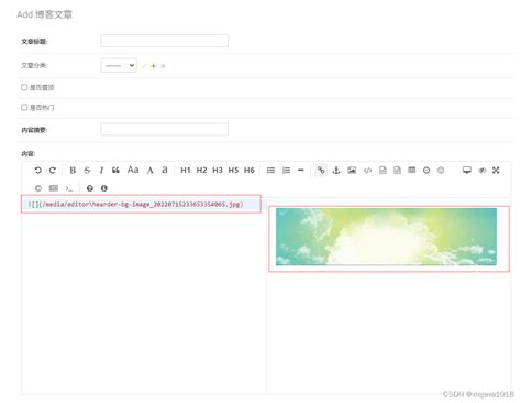 Django加入markdown编辑器及markdown上传图片不回显避坑django Admin Markdown Csdn博客