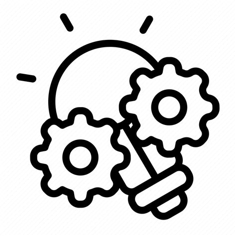 Gear Idea Creative Inspiration Intelligence Lightbulb Innovation