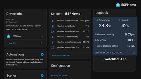 Switchbot Outdoor Meter Esphome Ble Integration Smarthomescene