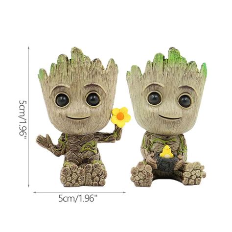 Action Figure Anime Mini Groot Decoration Pvc Collection Figurine Toy