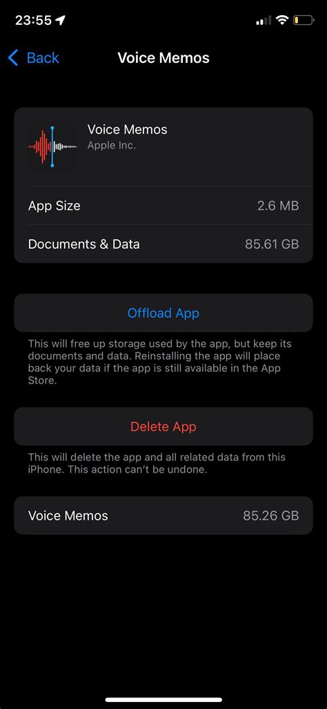 storage issue r ios