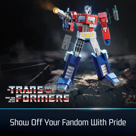 4d Build Transformers Optimus Prime 3d Model Kit With Led Lights