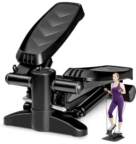 Steppers For Exercise Mini Stepper Exercise Equipment With Resistance Bands Stair Stepper With