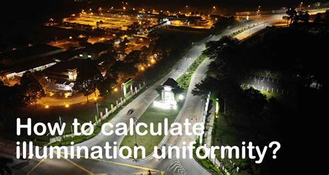 how to calculate illumination uniformity road lighting design mklights