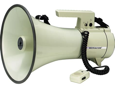 Monacor TM-35 Megafon Handmikrofon mit Spiralkabel - 2,5KG