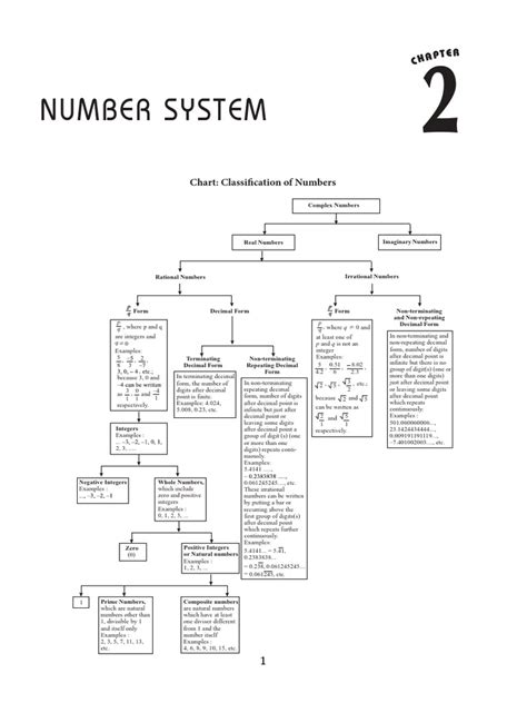 Number System Pdf Numbers Division Mathematics