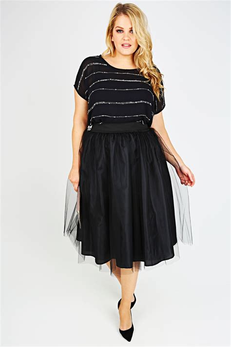 Plus Size Midi Skirts Ladies Midi Skirts Yours Clothing Plus Size