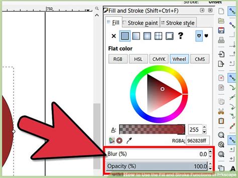 how to use the fill and stroke functions in inkscape 14 steps