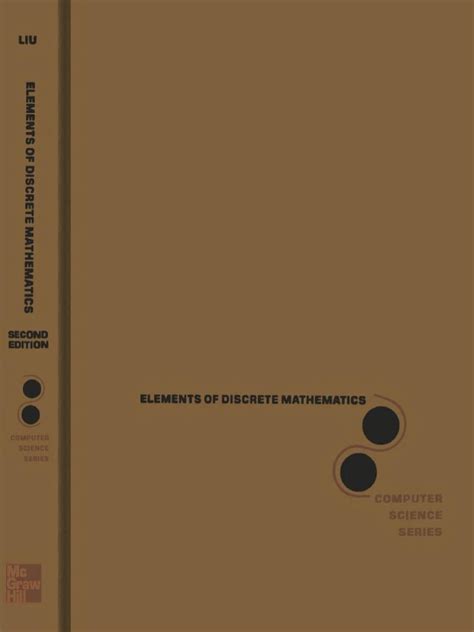 Elements Of Discrete Mathematics Liu C L Pdf