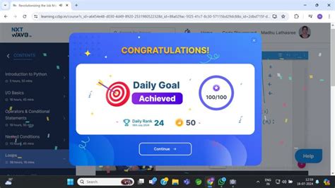 Madhu Lathasree Indhana On Linkedin Nxtwave Ccbp Day31 Python
