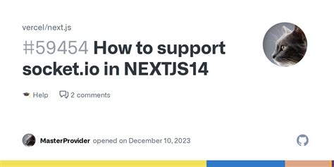 How To Support Socket Io In NEXTJS14 Vercel Next Js Discussion 59454 GitHub