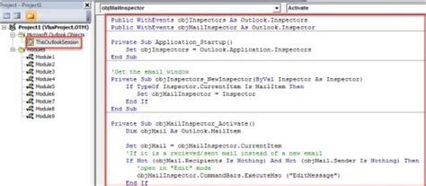 How To Open Receivedsent Emails In Edit Mode Automatically With Outlook Vba Data Recovery Blog