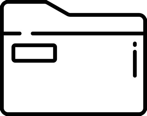 Folder Outline Illustration 44757135 Vector Art At Vecteezy