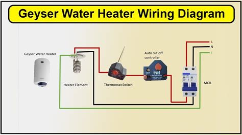 Geyser Water Heater Wiring Diagram