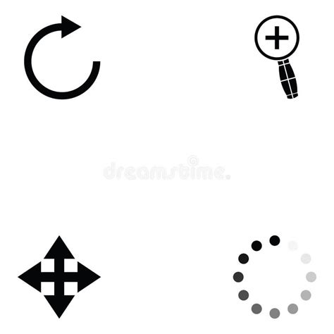Interface Icon Set Stock Vector Illustration Of Website