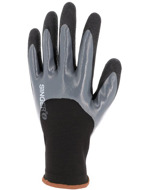 Article Gants Nylon 34 Enduits Nitrile Doublecouche Jauge 15