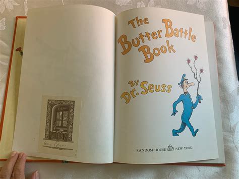 The Butter Battle Book By Dr Seuss Hardcover 1984 Etsy Uk