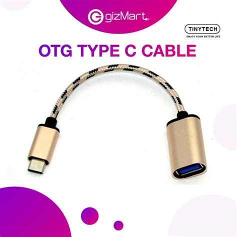 TINYTECH USB Converter Cable OTG Extension Type C Cable OTG Cable 15 Cm Suitable For Type C