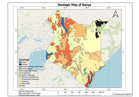 Geology Qgis Mapping Datavisualization Kenya Emmanuel Kibet