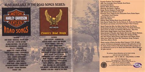 On The Road Again Various Artists Harley Davidson Road Songs Vol 2