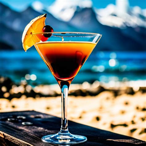 Eclipse Martini Sophisticated Visually Stunning Cocktail With A Lunar