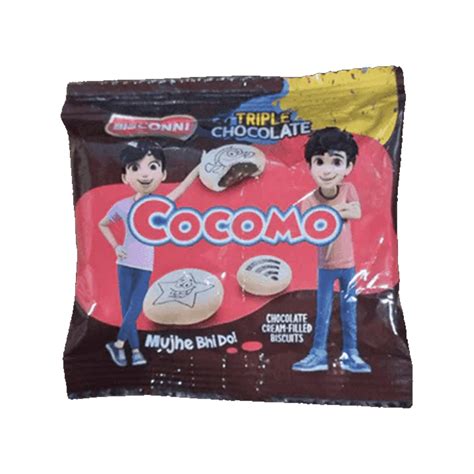 Bisconni Cocomo Triple Chocolate Cream Filled Biscuits 242g Springs