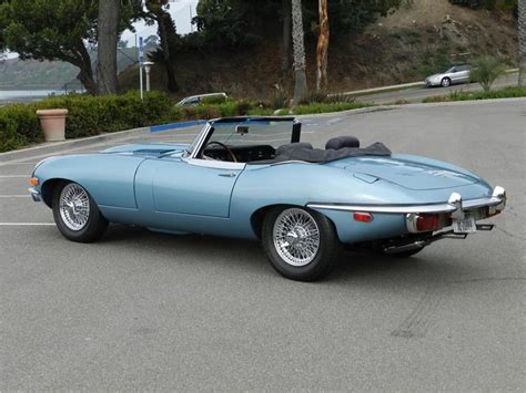1970 Jaguar Xke Series Ii Convertible Rear 34 View